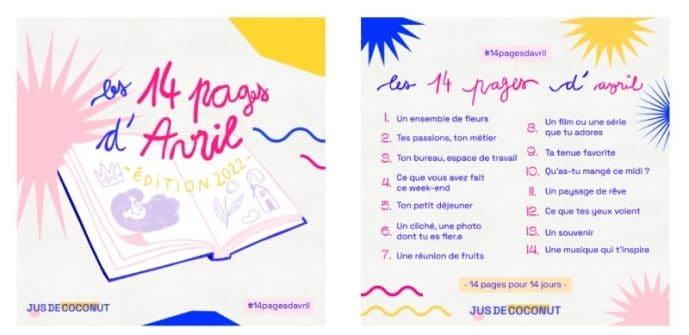 Les 14 pages d'avril | Challenge Créatif - Illustrations - Graphisme ...