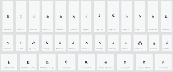 Esperluette : le symbole "&" qui traverse les révolutions graphiques ...