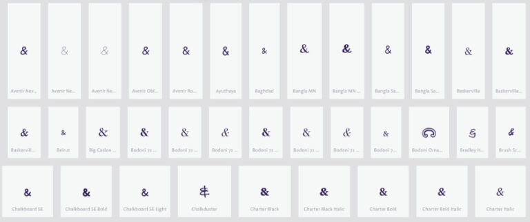 Esperluette : le symbole "&" qui traverse les révolutions graphiques ...