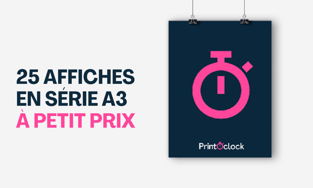Affiche publicitaire [Impression, Création] Prix Discount & Livraison Express