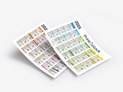 Calendrier Association [Pas Cher, Personnalisé] PRINTOCLOCK