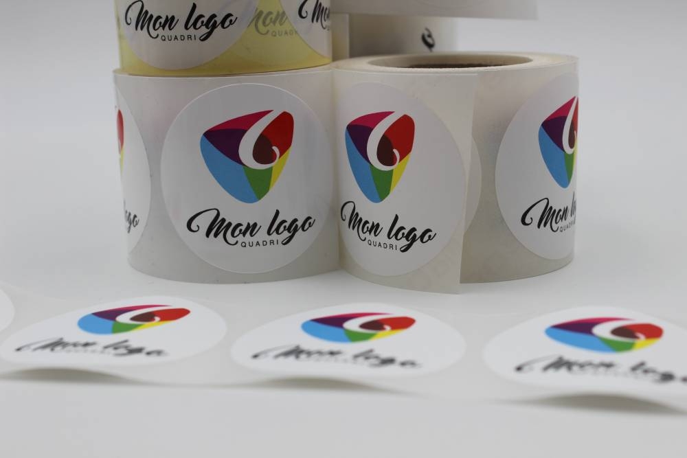 Etiquette Ronde | Personnalisée - Autocollante - Adhésive | Impression ...