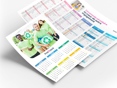 Calendrier Association [Pas Cher, Personnalisé] PRINTOCLOCK