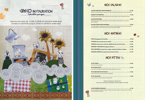 Créer menu de restaurant : exemple et modèles de création menus de ...