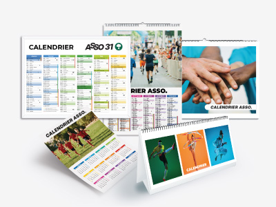 Calendrier Association [Pas Cher, Personnalisé] PRINTOCLOCK