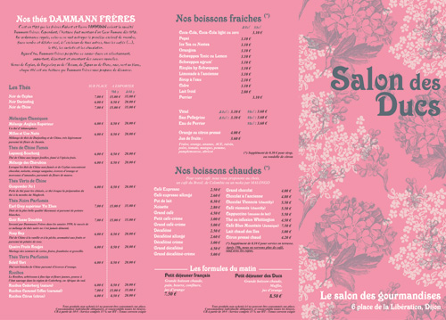 Créer menu de restaurant : exemple et modèles de création menus de ...